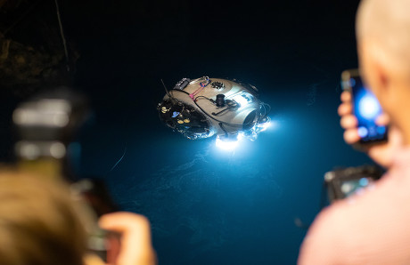Cave-searching diving robot tested in Hungary, Budapest - 03 Jul 2019 ...