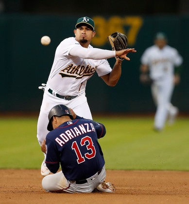Oakland Athletics Second Baseman Franklin Barreto Editorial Stock Photo ...