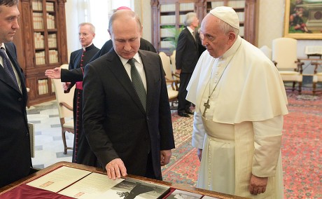 Russian President Vladimir Putin visits Italy and the Vatican, Vatican ...