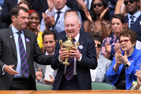 Rod Laver On Centre Court Editorial Stock Photo - Stock Image ...