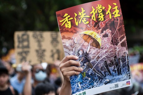 Protester Holds Pamphlet Against Police Violence Editorial Stock Photo ...