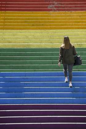 34 Rainbow stairs Stock Pictures, Editorial Images and Stock Photos ...