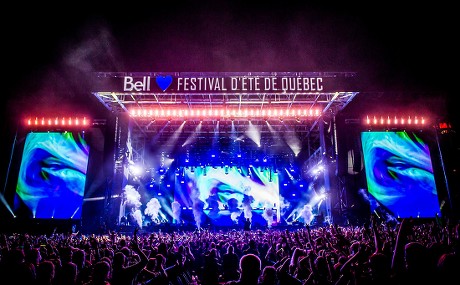 Quebec City Summer Festival, Day 7, Canada - 10 Jul 2019 Stock Pictures ...