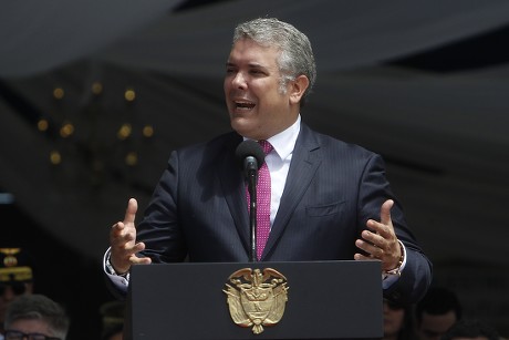 President Colombia Ivan Duque Speaks Ceremony Editorial Stock Photo ...