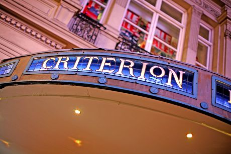 Criterion Restaurant Piccadilly Circus London Britain Editorial Stock ...