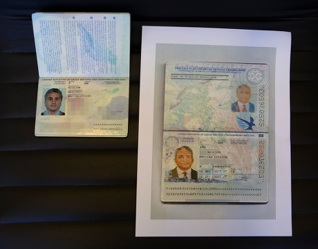 Passport Fraud Aris Nicolsons Real Passport Editorial Stock Photo ...