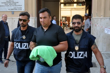 Giuseppe Sansone Arrested During Antimafia Operation Editorial Stock ...