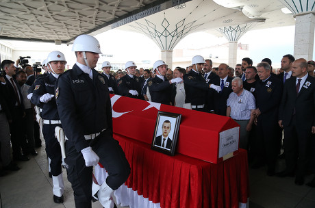 Coffin Turkish Diplomat Osman Kose During Editorial Stock Photo - Stock ...