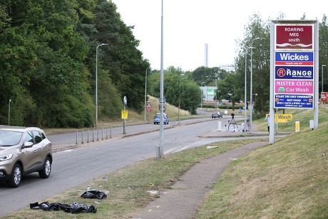 Police Markings On Road Visible After Editorial Stock Photo - Stock ...