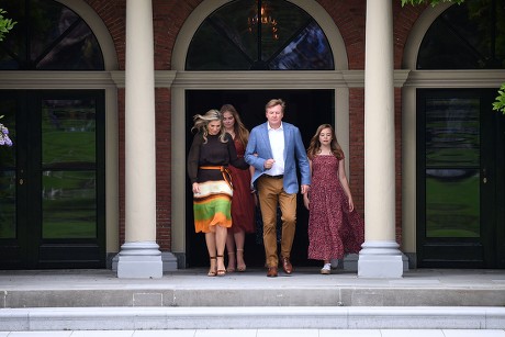 King Willemalexander Queen Maxima Children Princess Editorial Stock ...