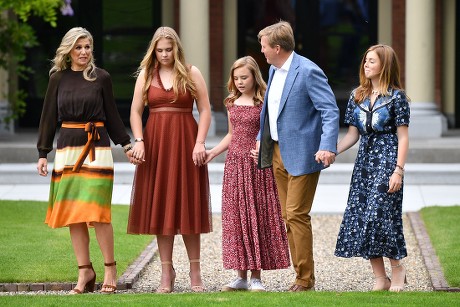 King Willemalexander Queen Maxima Children Princess Editorial Stock ...