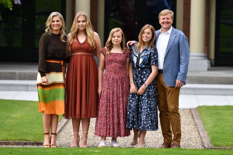 King Willemalexander Queen Maxima Children Princess Editorial Stock ...
