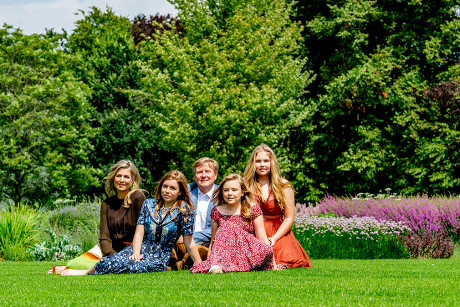 King Willemalexander Queen Maxima Children Princess Editorial Stock ...