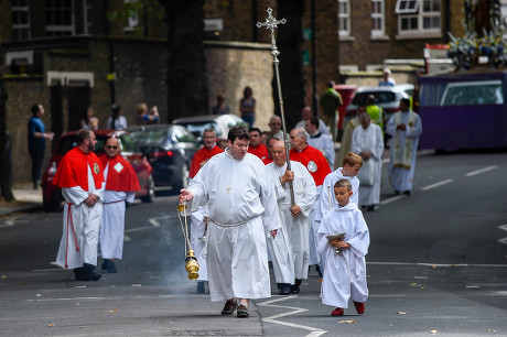 People Take Part Procession Our Lady Editorial Stock Photo - Stock ...