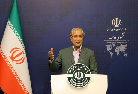 Iranian Government Spokesman Ali Rabiei Speaks Editorial Stock Photo ...