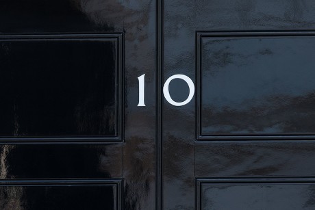 Door Number 10 Downing Street London Editorial Stock Photo - Stock ...