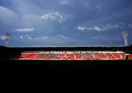 Doncaster Rovers Fans Inside Keepmoat Stadium Editorial Stock Photo ...