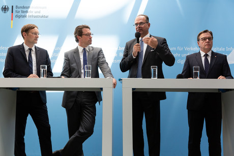 Austrian Transportation Minister Andreas Reichhardt R Editorial Stock ...
