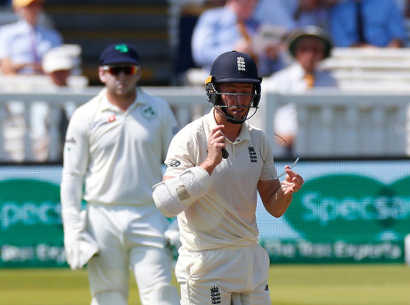 Jack Leach England Takes Off His Editorial Stock Photo - Stock Image ...