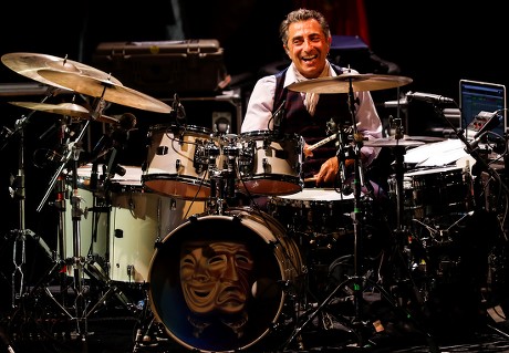 Drummer Doug Yowell Performs During British Editorial Stock Photo ...