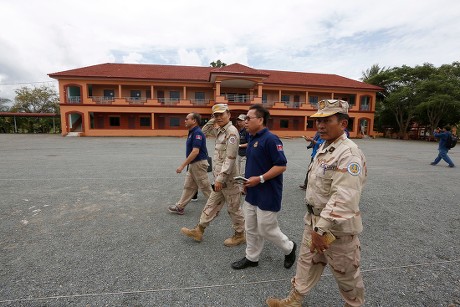 Cambodian Soldiers Walk Ream Naval Base Editorial Stock Photo - Stock ...