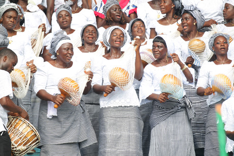 Liberian Women Perform During Ceremony Marking Editorial Stock Photo ...
