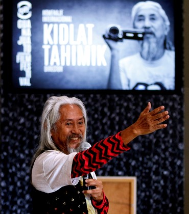 Filipino Filmmaker Kidlat Tahimik Delivers Press Editorial Stock Photo ...