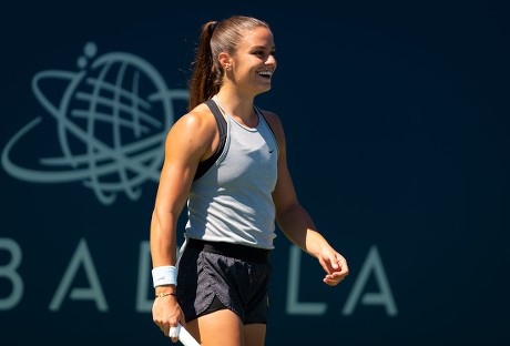 Maria Sakkari Greece During Practice Editorial Stock Photo - Stock ...