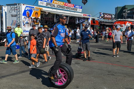 Fan Rides Large Wheeled Unicycle Through Editorial Stock Photo - Stock ...
