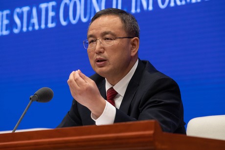 Zhang Chunlin Executive Vice Chairman Xinjiang Editorial Stock Photo ...
