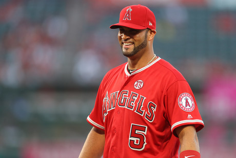 Los Angeles Angels First Baseman Albert Editorial Stock Photo - Stock ...
