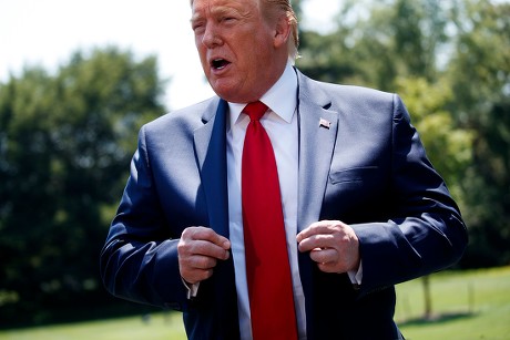 Reflection Us President Donald Trump He Editorial Stock Photo - Stock ...