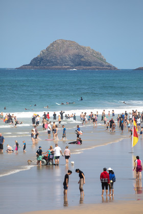 Seasonal weather, Cornwall, UK - 01 Aug 2019 Stock Pictures, Editorial ...