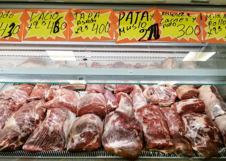 Meat Price Tags On Display Butchers Editorial Stock Photo - Stock Image ...