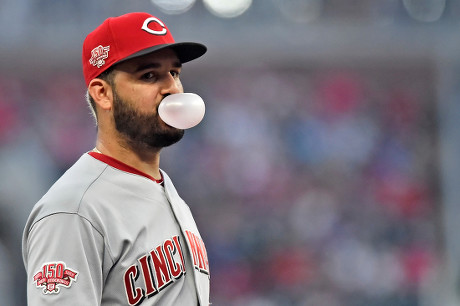 Cincinnati Reds Infielder Jose Peraza Looks Editorial Stock Photo ...