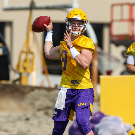 Lsu Starting Quarterback Joe Burrow 9 Editorial Stock Photo - Stock ...