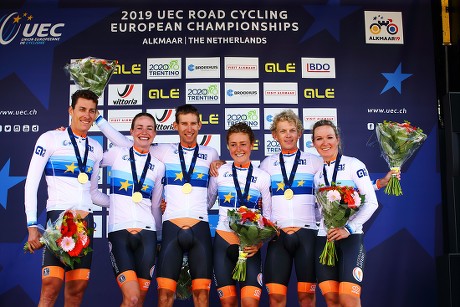 Members Dutch Team Pose On Podium Editorial Stock Photo - Stock Image ...