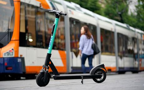 imágenes de Rental e-scooters in Mannheim, Germany - 07 Aug 2019 ...