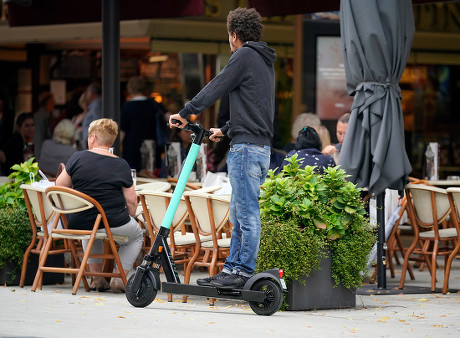 imágenes de Rental e-scooters in Mannheim, Germany - 07 Aug 2019 ...