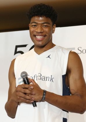 Japanese Basketball Player Rui Hachimura Smiles Editorial Stock Photo ...
