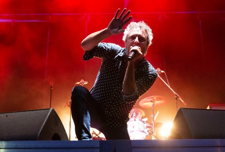 Chilean Singer Carlos Tarque Performs During Editorial Stock Photo ...