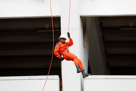 Member Myanmar Fire Services Department Participate Editorial Stock ...