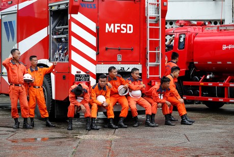 Member Myanmar Fire Services Department Participate Editorial Stock ...