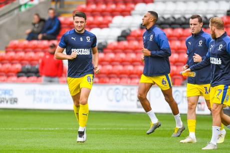 Anthony Hartigan Afc Wimbledon 8 Warming Editorial Stock Photo - Stock ...