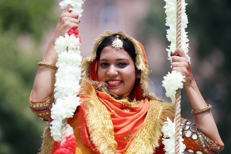Indian Girl Khalsa College Women Traditional Editorial Stock Photo ...