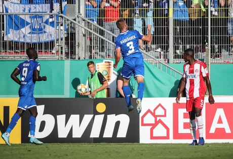 Hoffenheims Pavel Kaderabek Celebrates Scoring During Editorial Stock ...