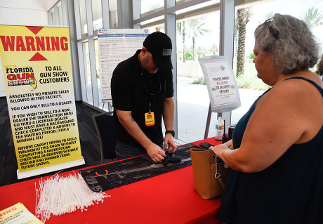 Securing Guns Before Entry Into Show Editorial Stock Photo - Stock ...