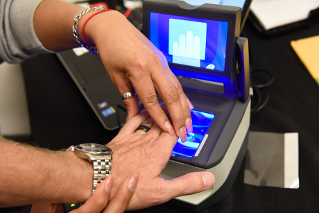 Live Scan Finger Printing State License Editorial Stock Photo - Stock ...