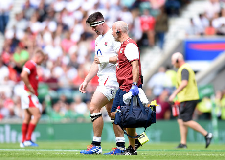 TOM CURRY ENGLAND LEAVES FIELD INJURY Editorial Stock Photo - Stock ...