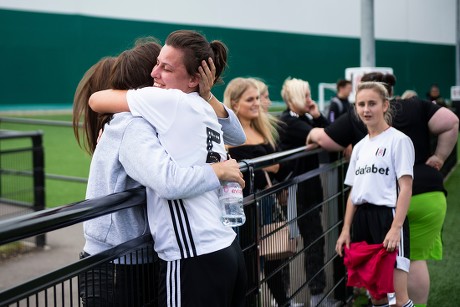 Mary Southgate Embraces Fan Full Time Editorial Stock Photo - Stock ...